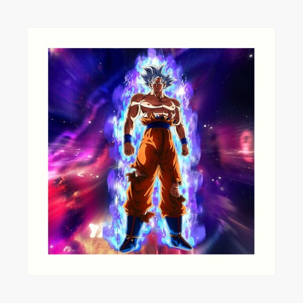 "Dragon Ball Super Goku ultra instinct final form" Art Print for Sale ...