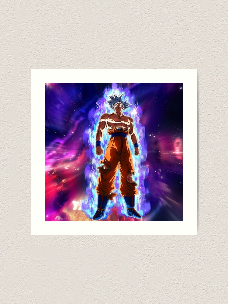 "Dragon Ball Super Goku ultra instinct final form" Art Print for Sale ...