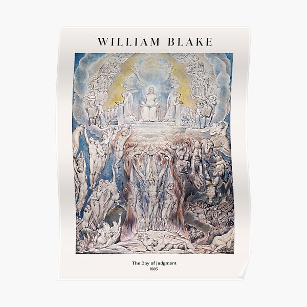 "William Blake - The Day of Judgement" Poster for Sale by MurellosArt ...