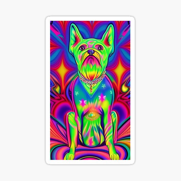 "Good Boy ("Good Boy III"), trip/acid style" Sticker for Sale by Eion22 ...