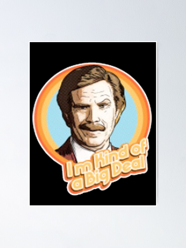" anchorman" Poster for Sale by byDYLA | Redbubble