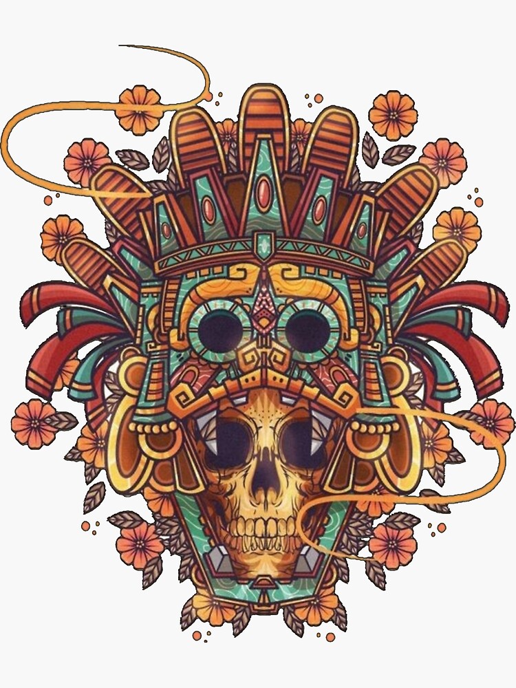"Aztecs" Sticker for Sale by ozoli99 | Redbubble