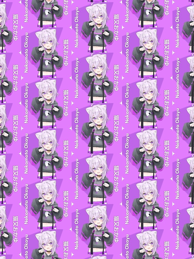 "Nekomata Okayu Hololive Virtual Youtuber Vtuber 猫又おかゆ" Scarf for Sale ...
