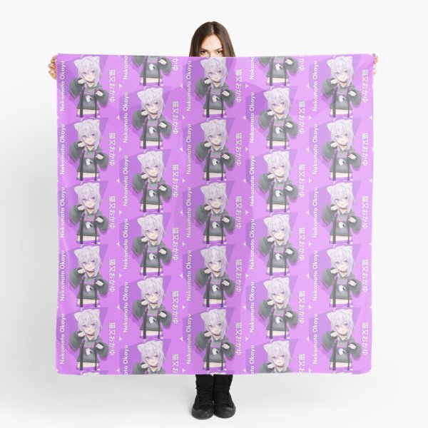 "Nekomata Okayu Hololive Virtual Youtuber Vtuber 猫又おかゆ" Scarf for Sale ...