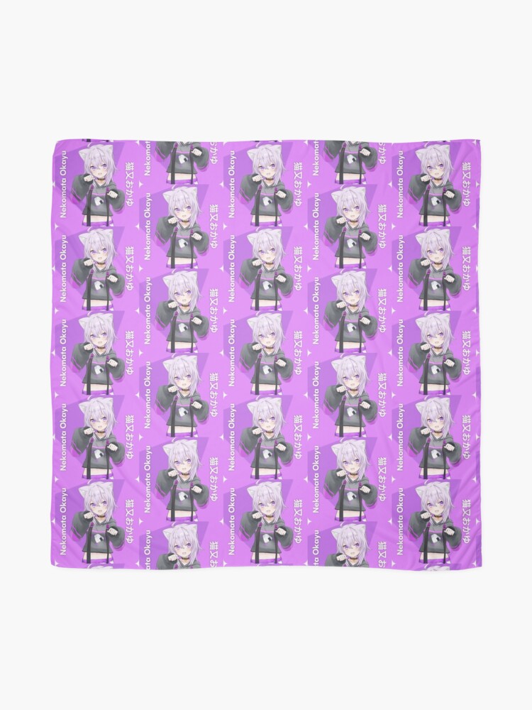 "Nekomata Okayu Hololive Virtual Youtuber Vtuber 猫又おかゆ" Scarf for Sale ...