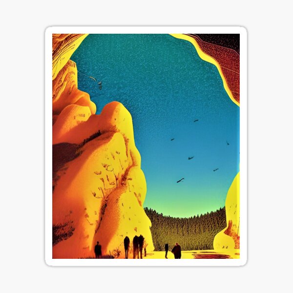 "Wind Cave National Park" Sticker for Sale by BradburyWorx | Redbubble
