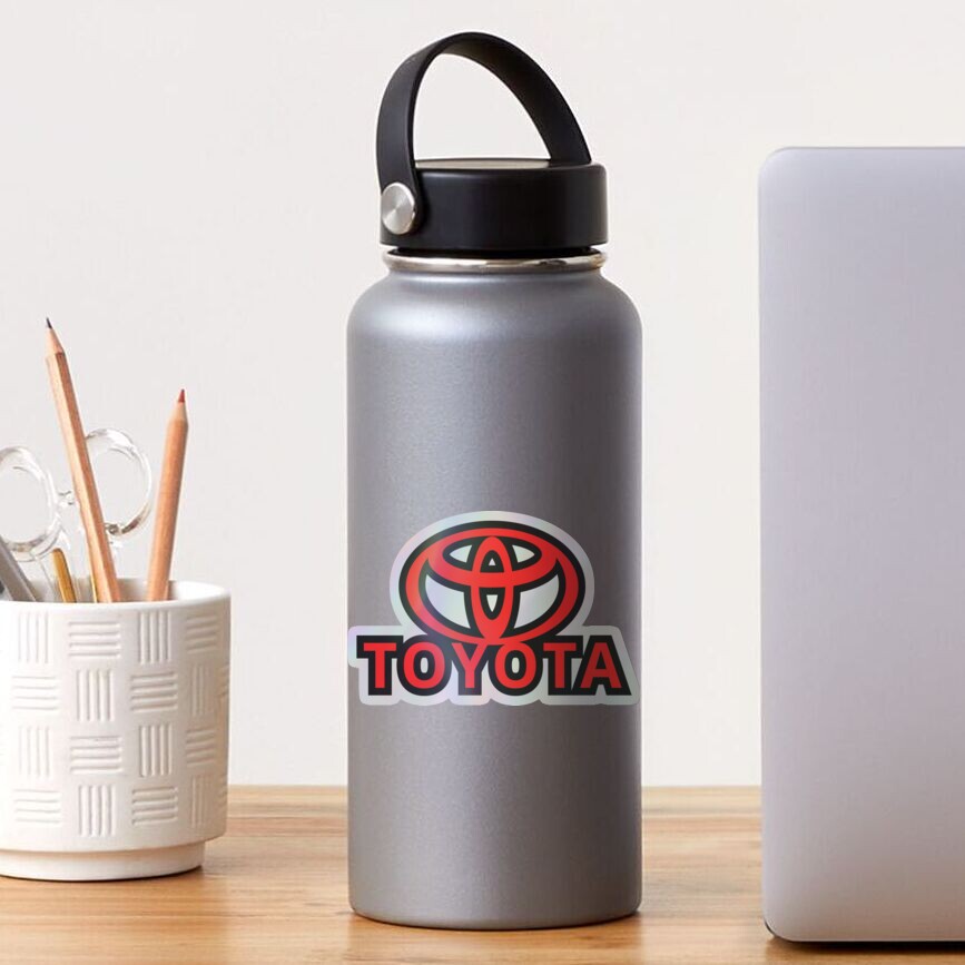 "TOYOTA Sticker black - red" Sticker for Sale by SFSA-graphics | Redbubble