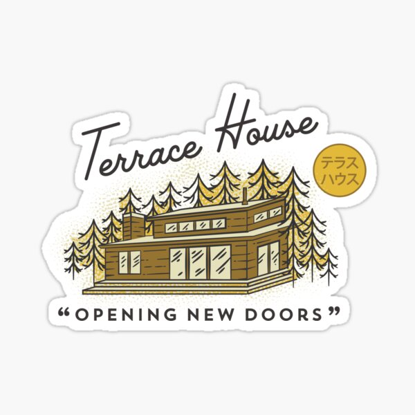"Terrace House logo " Sticker for Sale by FRStudio | Redbubble