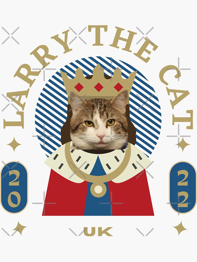 "Larry The Cat Master Chief-Funny" Sticker for Sale by Vushia | Redbubble