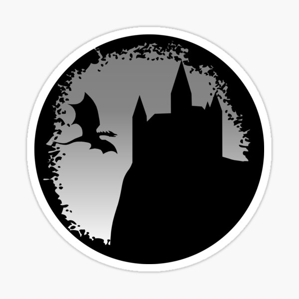 "The Cursed Castle" Sticker for Sale by ATCL- | Redbubble