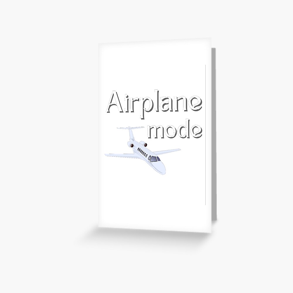 Tarjetas de felicitación «Modo avión SVG PNG PDF, Vacaciones Svg, Modo ...