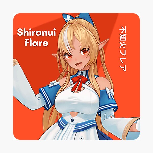 "Shiranui Flare Hololive Virtual Youtuber Vtuber 不知火フレア" Photographic ...