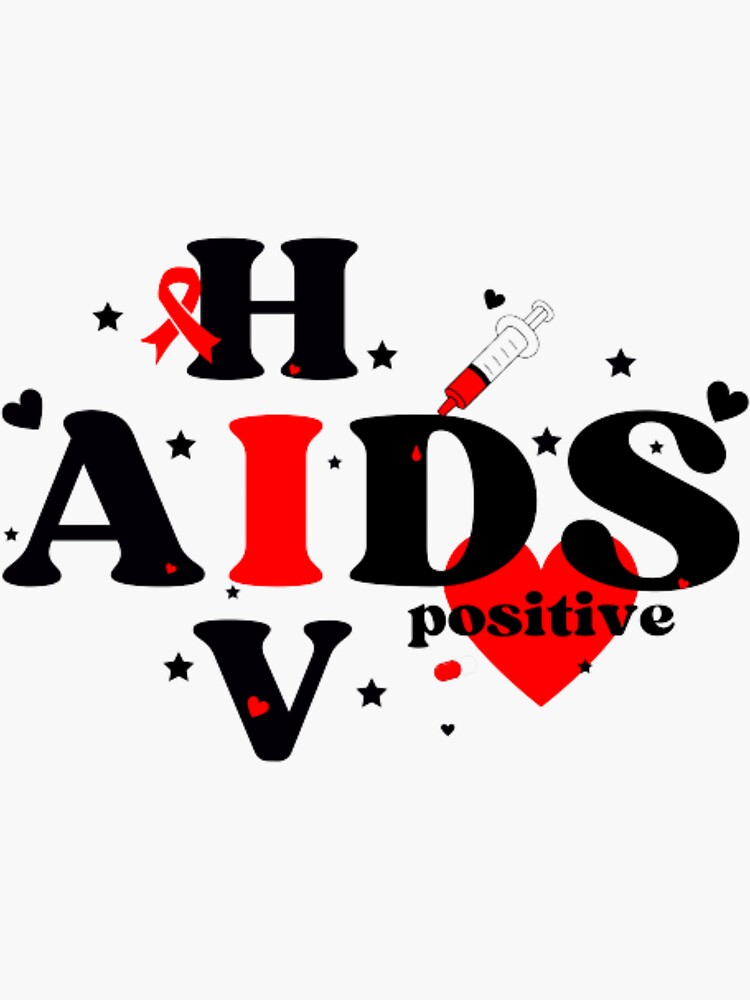 "World Aids Day - Hiv Positive" Sticker for Sale by EmmaMoro | Redbubble