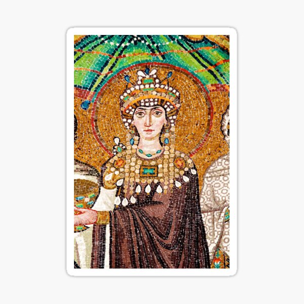 "Byzantine empress Theodora " Sticker for Sale by donica35 | Redbubble