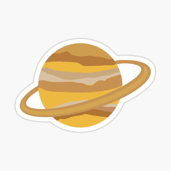 "Saturn " Sticker for Sale by 1JasmineArt | Redbubble