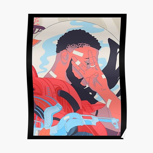 "the life-damso" Poster for Sale by TOMASART2020 | Redbubble