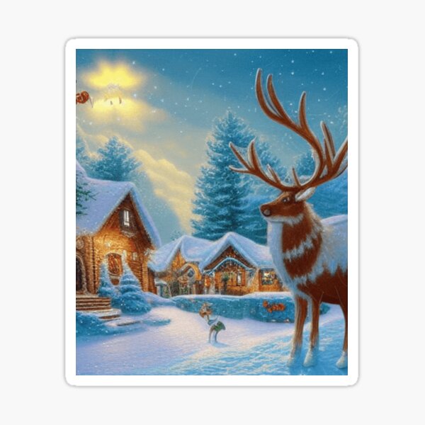 "Christmas Approaching 2023 Village stickers" Sticker for Sale by ...