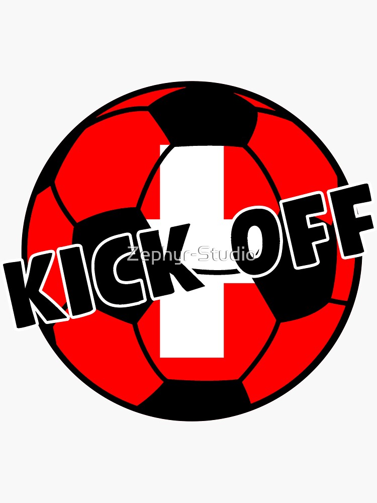 "Switzerland Kick Off" Sticker for Sale by Zephyr-Studio | Redbubble