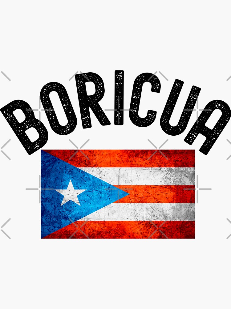 "Boricua puerto rican pride" Sticker for Sale by erozzz | Redbubble