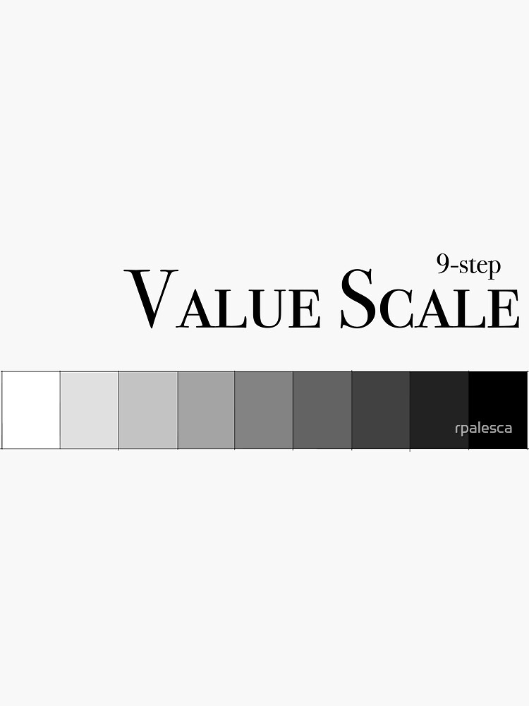 "Value Scale" Sticker for Sale by rpalesca | Redbubble