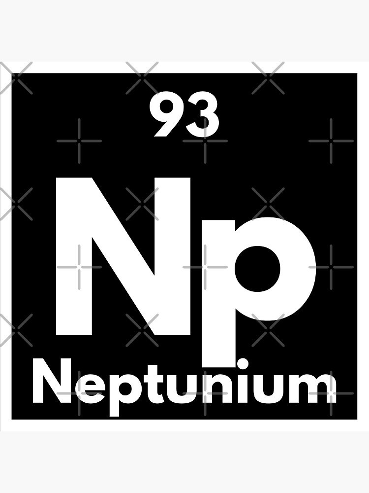 "Periodic Table element number 93 NP Neptunium" Sticker for Sale by ...