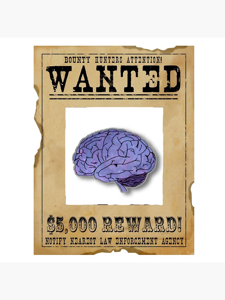 "Wanted-brain-mind-stranger things-attention" Poster for Sale by ...