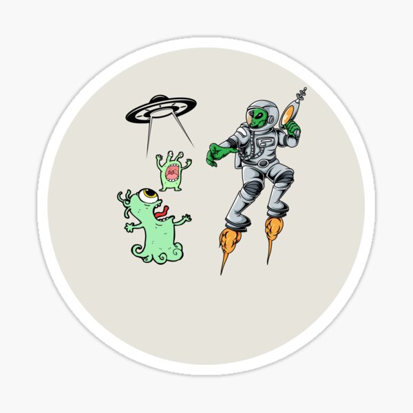"Aliens for kids and baby" Sticker for Sale by timotimdesigns | Redbubble