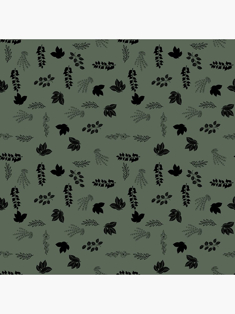 "Leafy line art Green minimal" Sticker for Sale by SimpleFloStudio ...