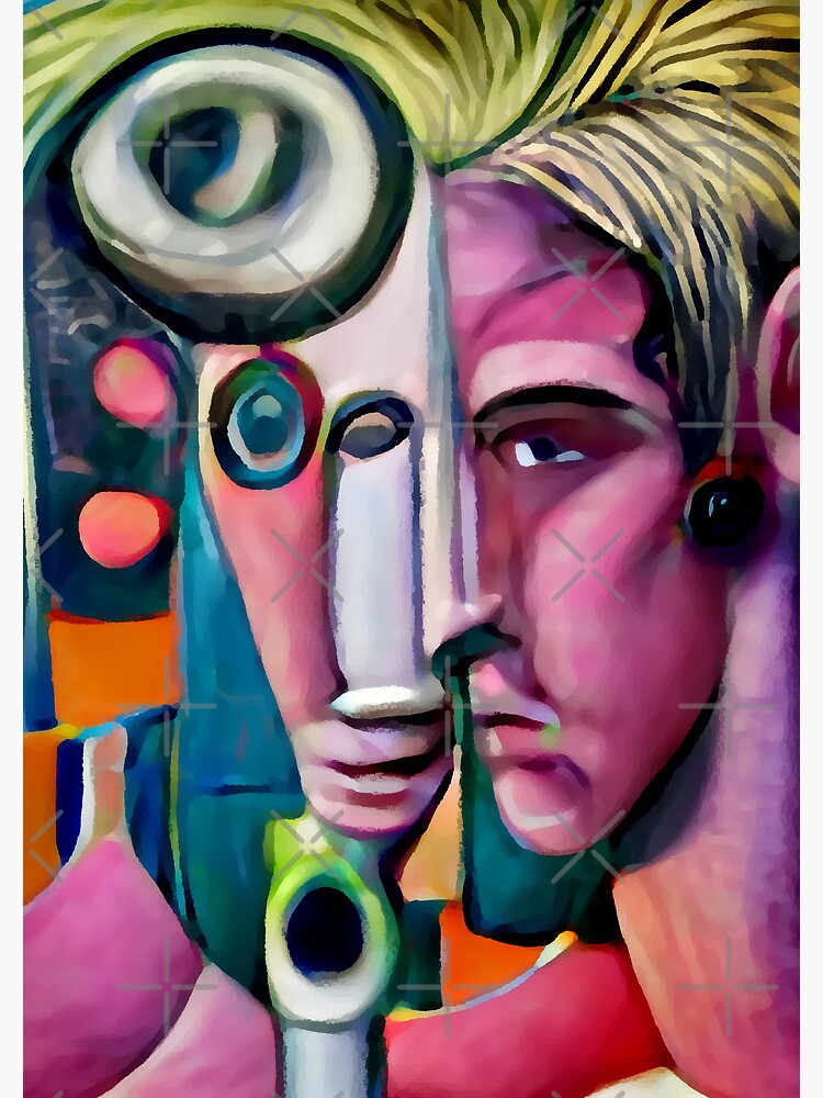 "Aaron Carter in the Style of Cubism #13 (RIP)" Spiral Notebook for ...