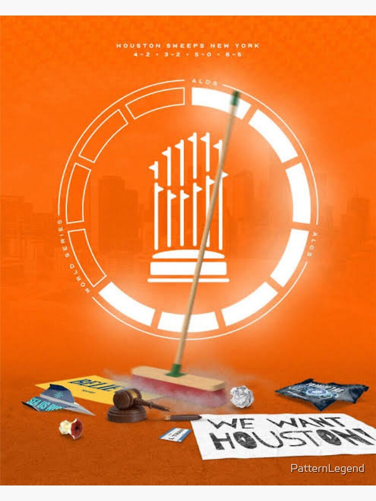 "We want Houston " Sticker for Sale by PatternLegend | Redbubble