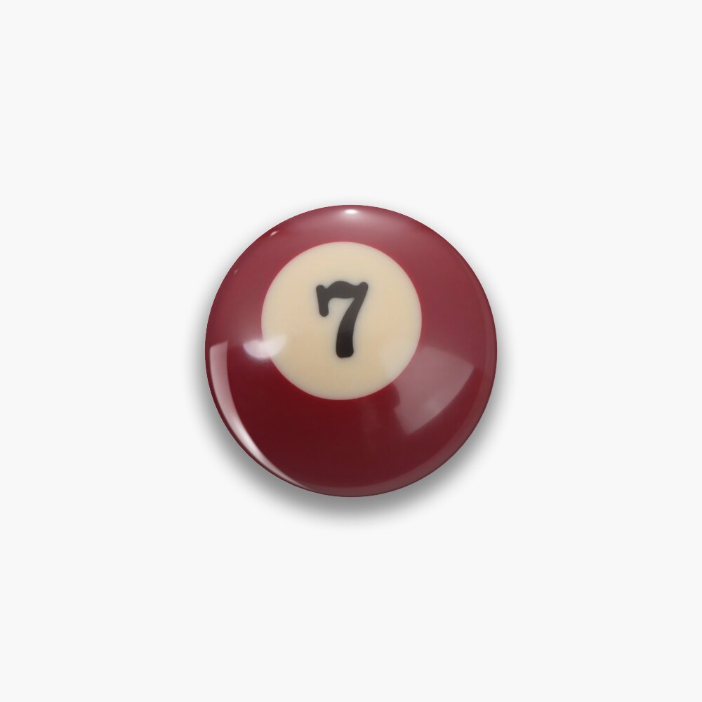 "seven ball " Sticker for Sale by poopiedeuce | Redbubble
