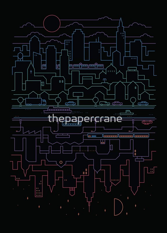"City 24" by thepapercrane | Redbubble