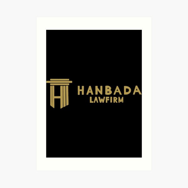 "Extraordinary Attorney Woo (KDRAMA) - Hanbada Lawfirm Logo" Art Print ...