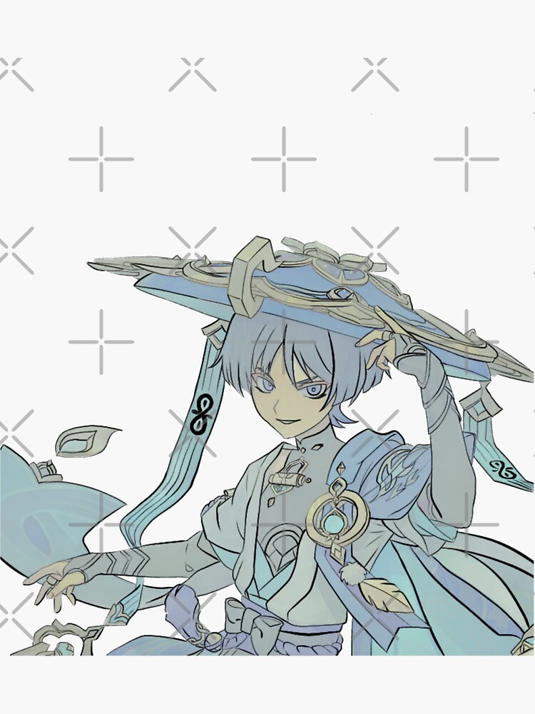 "Genshin Impact Wanderer" Sticker for Sale by James-or-not | Redbubble