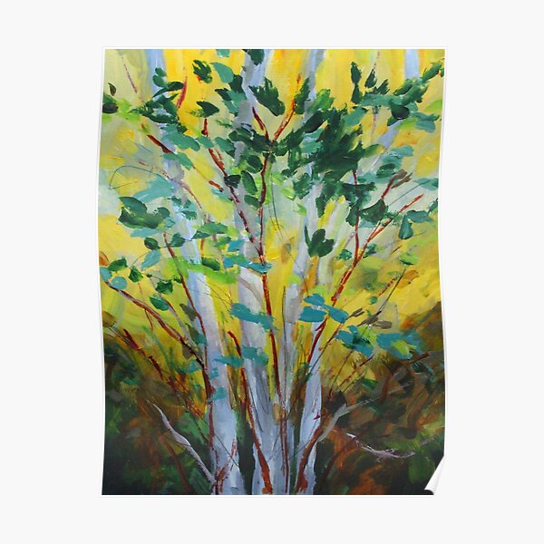 "Modern Tree Painting" Poster for Sale by NancyMerkle | Redbubble