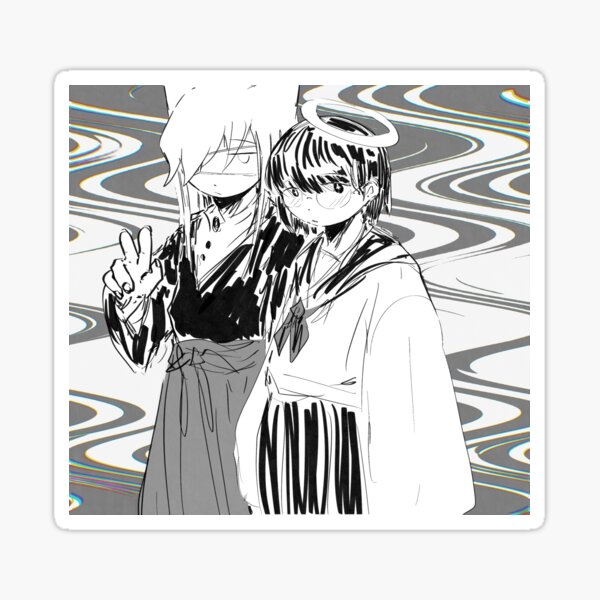 "Devil & Angel" Sticker for Sale by AkitaSuri | Redbubble