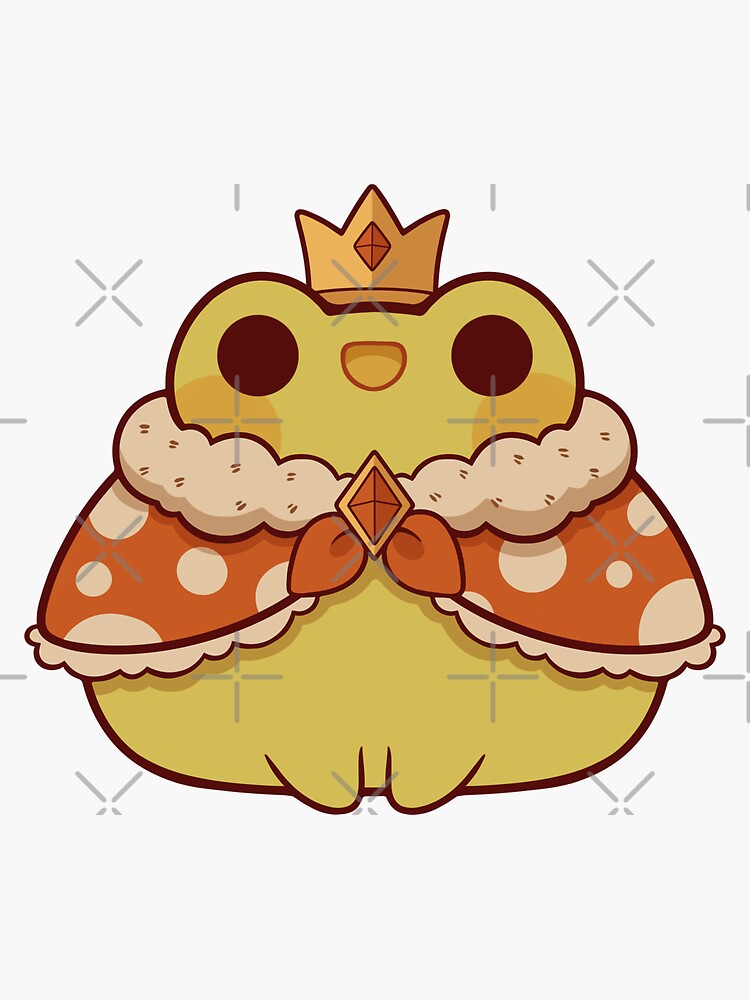 Pegatina for Sale con la obra «Príncipe rana feliz» de Rihnlin | Redbubble