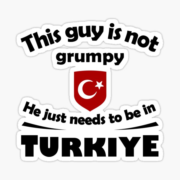 "Turkiye" Sticker for Sale by Karpatenwilli | Redbubble
