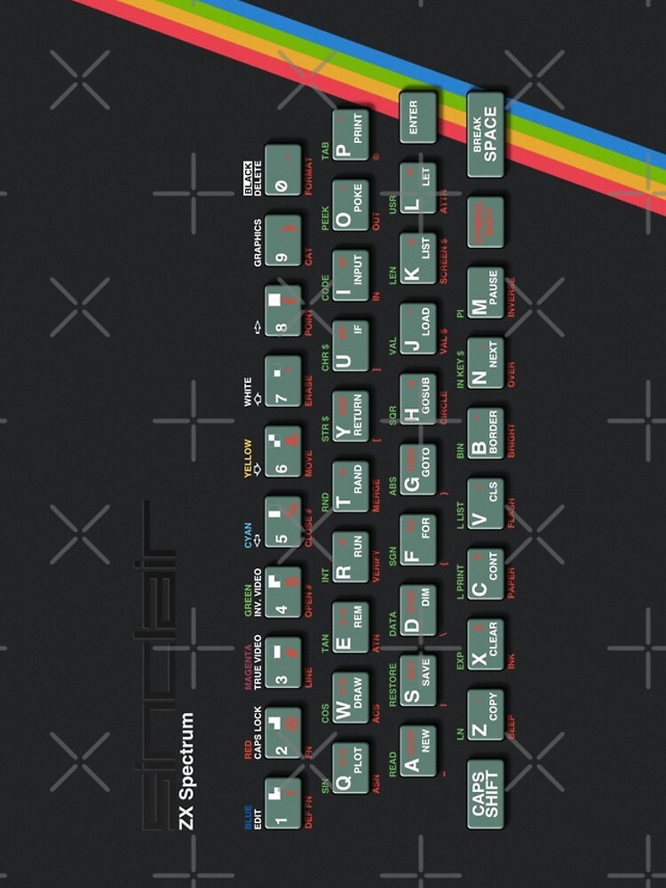 "Sinclair Spectrum Phone Case" iPhone Case for Sale by ChoccyHobNob ...