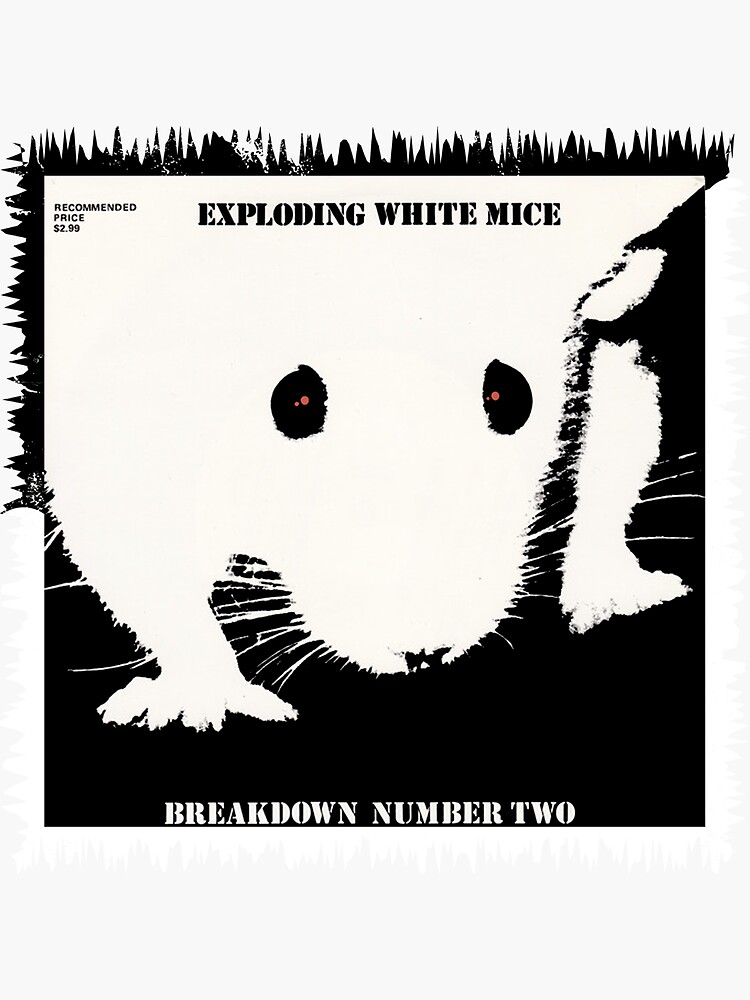 "Exploding White Mice - Australian Punk Rock" Sticker for Sale by ...