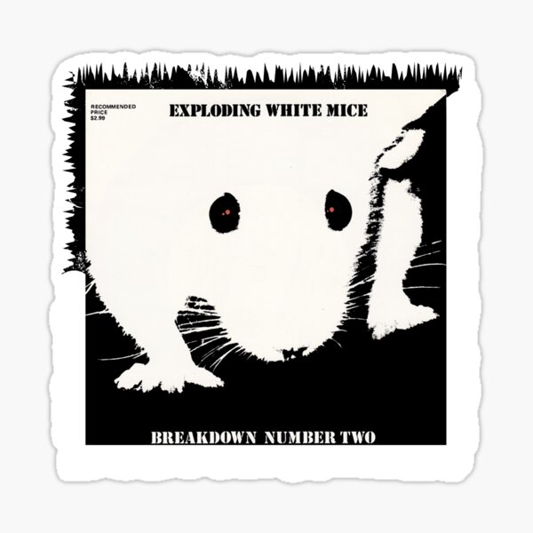 "Exploding White Mice - Australian Punk Rock" Sticker for Sale by ...