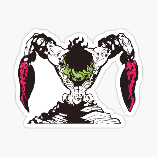 "gyutaro -Tshirt" Sticker for Sale by EffieDietrich | Redbubble