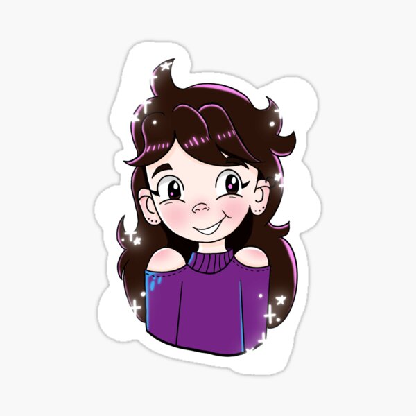 "Jaiden Animations" Sticker for Sale by KaleyKartoons | Redbubble