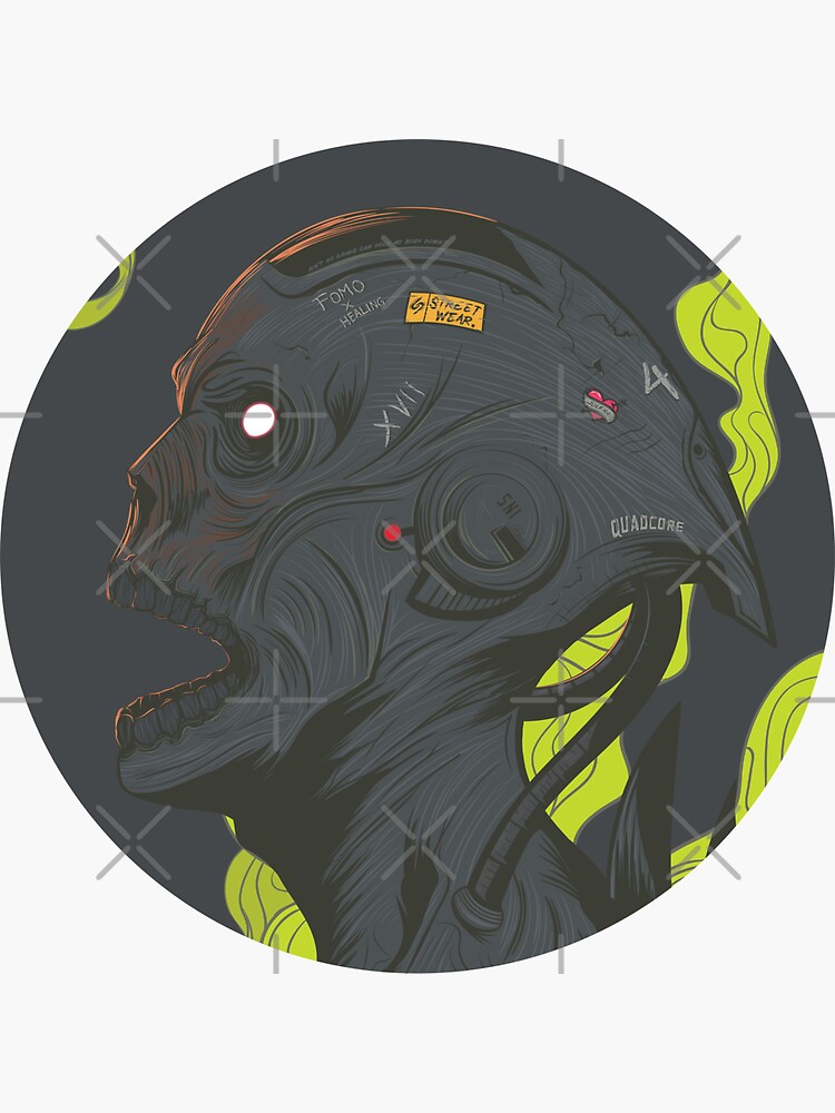 "Fomo" Sticker for Sale by TAstudio | Redbubble