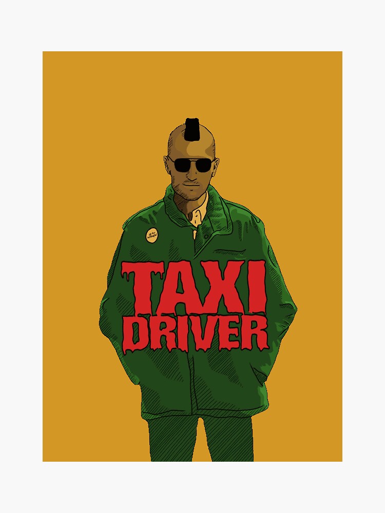 "Taxi Driver" Sticker for Sale by SalePushh | Redbubble