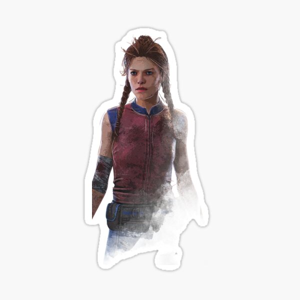 "Dead By Daylight Meg" Sticker for Sale by NovocainArt | Redbubble