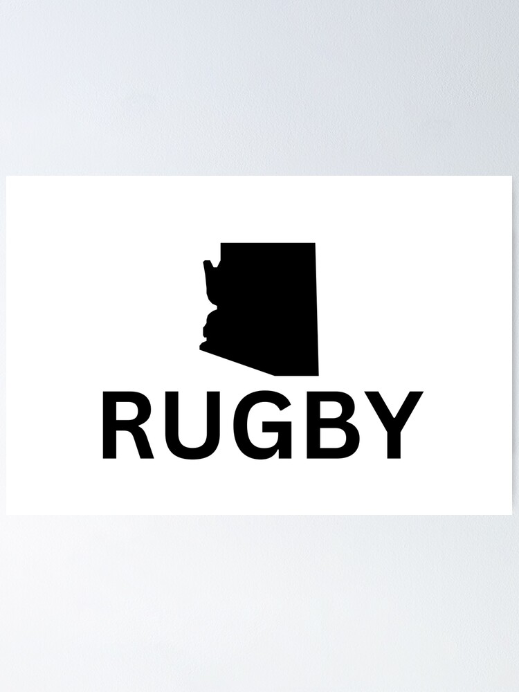 "Arizona Rugby" Poster for Sale by CHAOSRUGBY | Redbubble