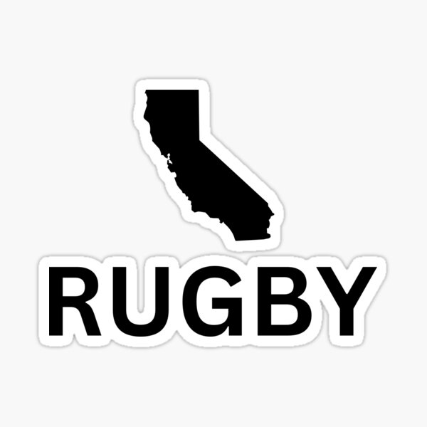 "California Rugby" Sticker for Sale by CHAOSRUGBY | Redbubble