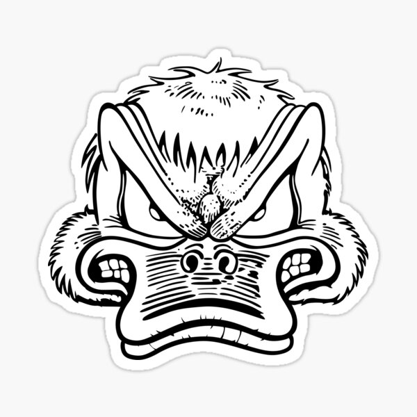 "Uncle scrooge angry (black, white background)" Sticker for Sale by ...