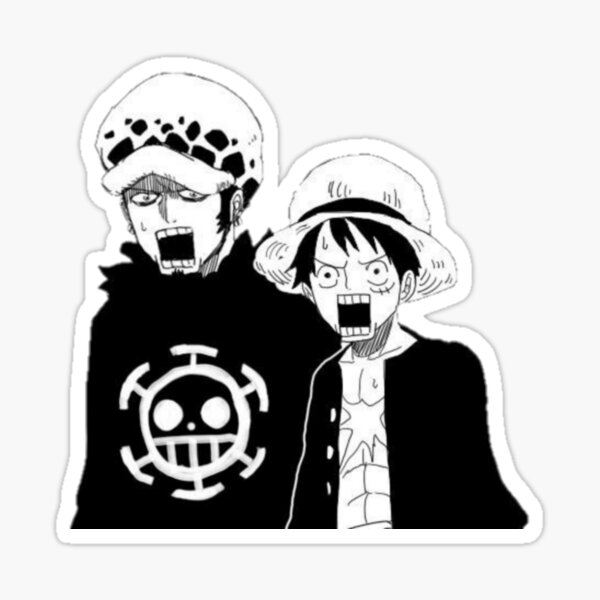 "Luffy & law" Sticker for Sale by salgado99 | Redbubble